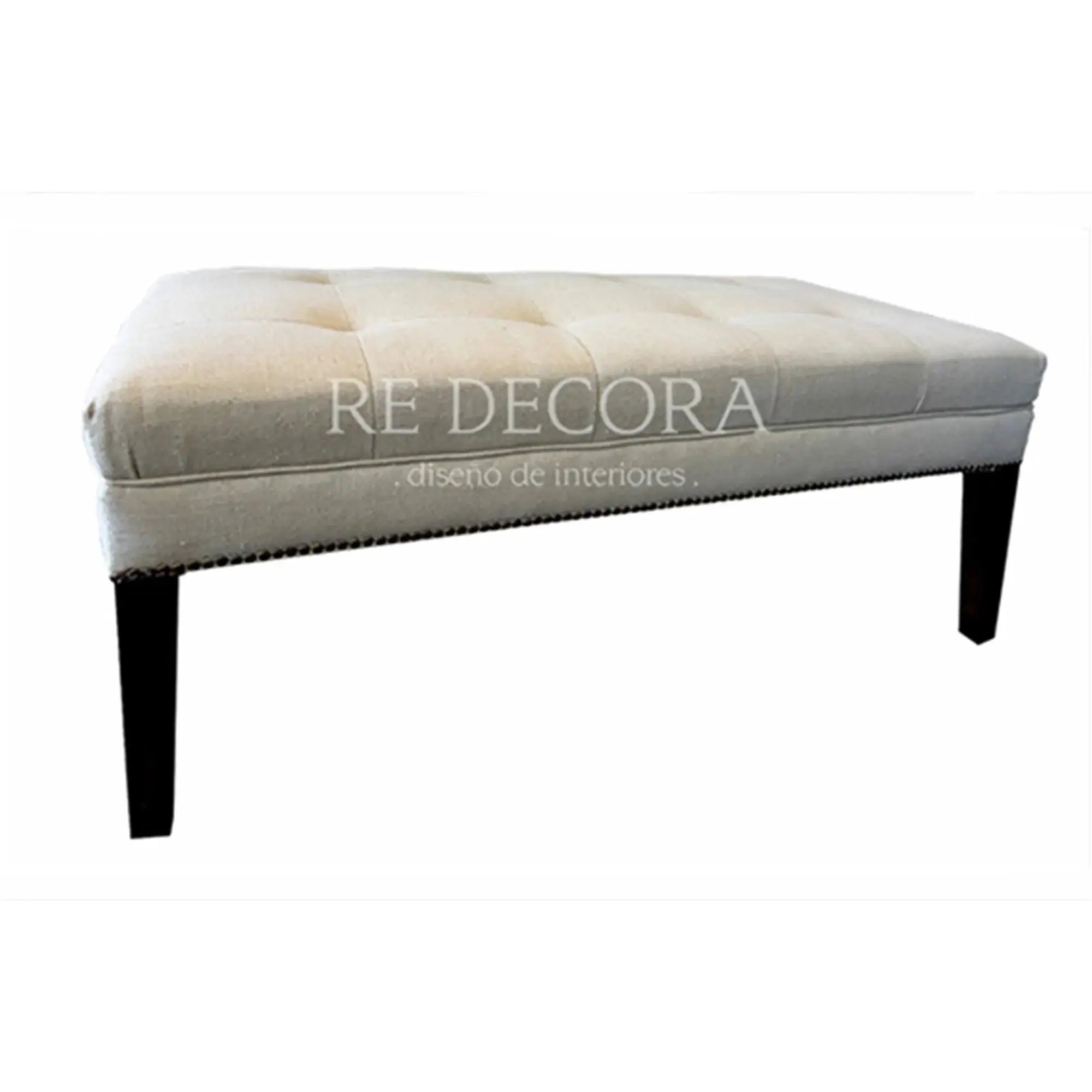 Banqueta Butoné Clavos - Re Decora