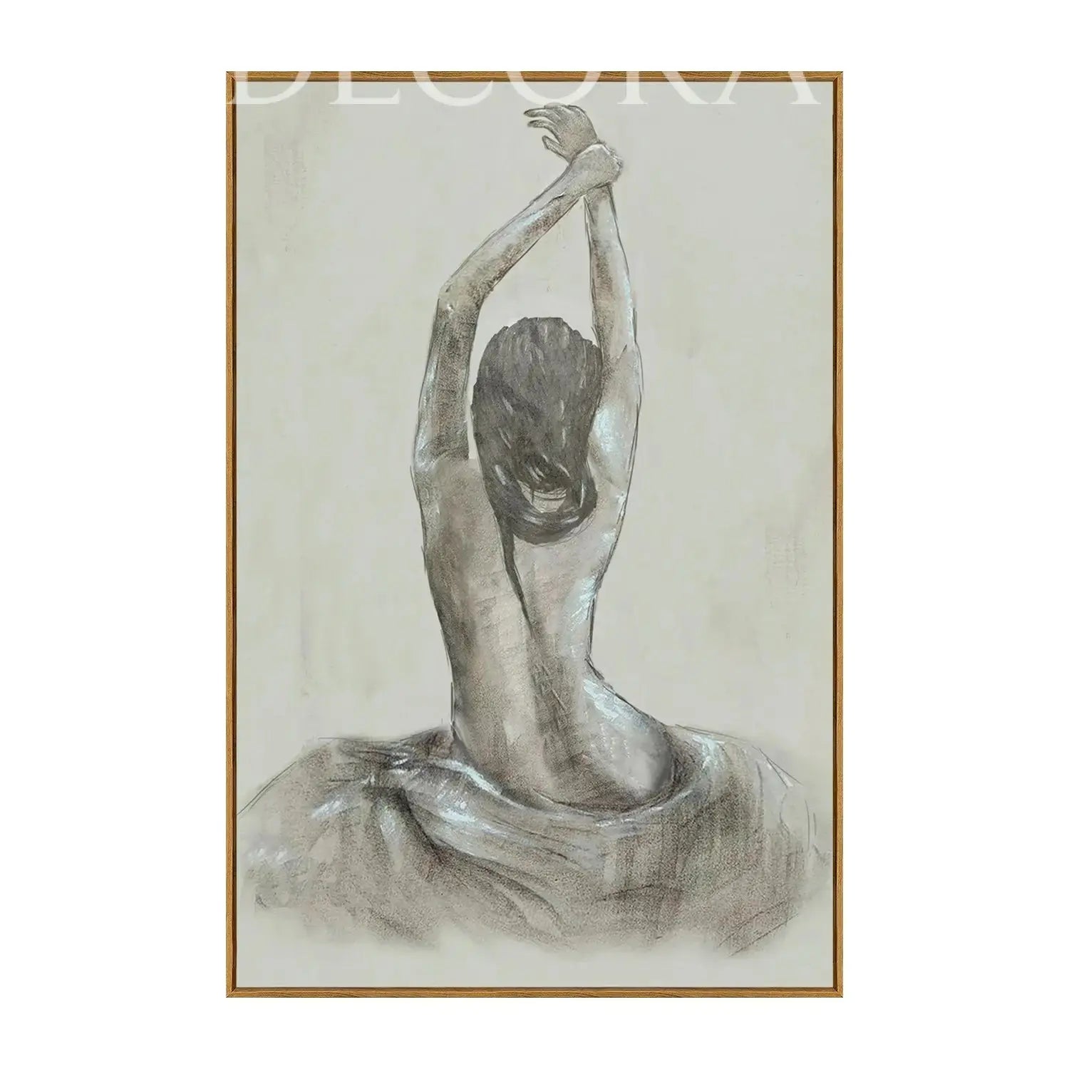 Cuadro Boceto De Mujer Re Decora