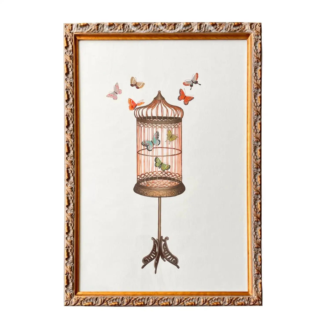 Inicio Cuadro Jaula con Mariposas